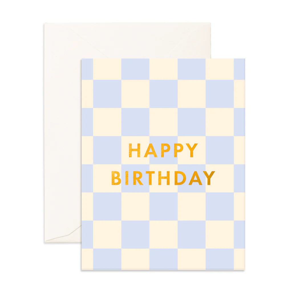 Birthday Powder Check Greeting Card – Cinnamon Street Kids