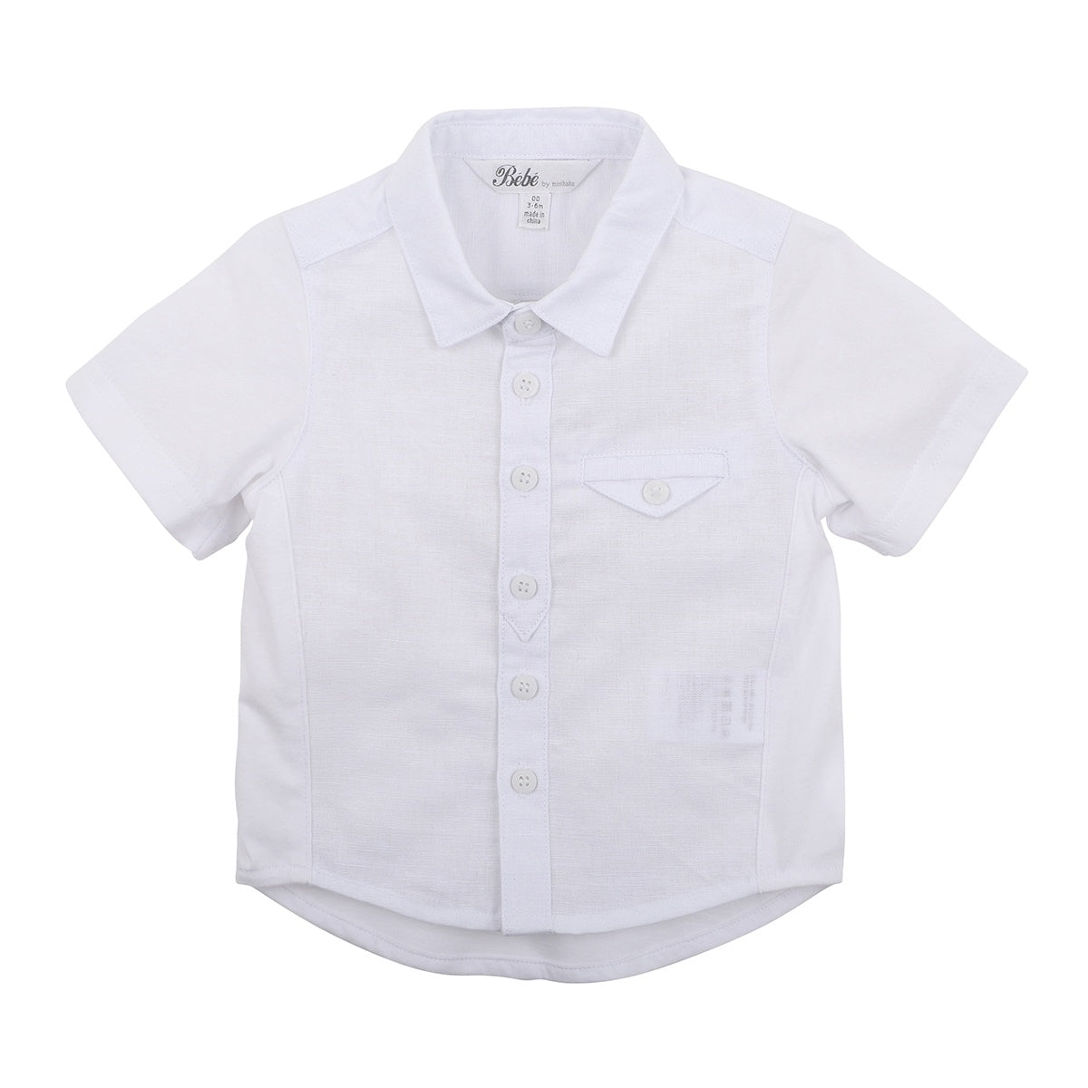 Bebe Baby Boys Edward Linen Shirt – Cinnamon Street Kids